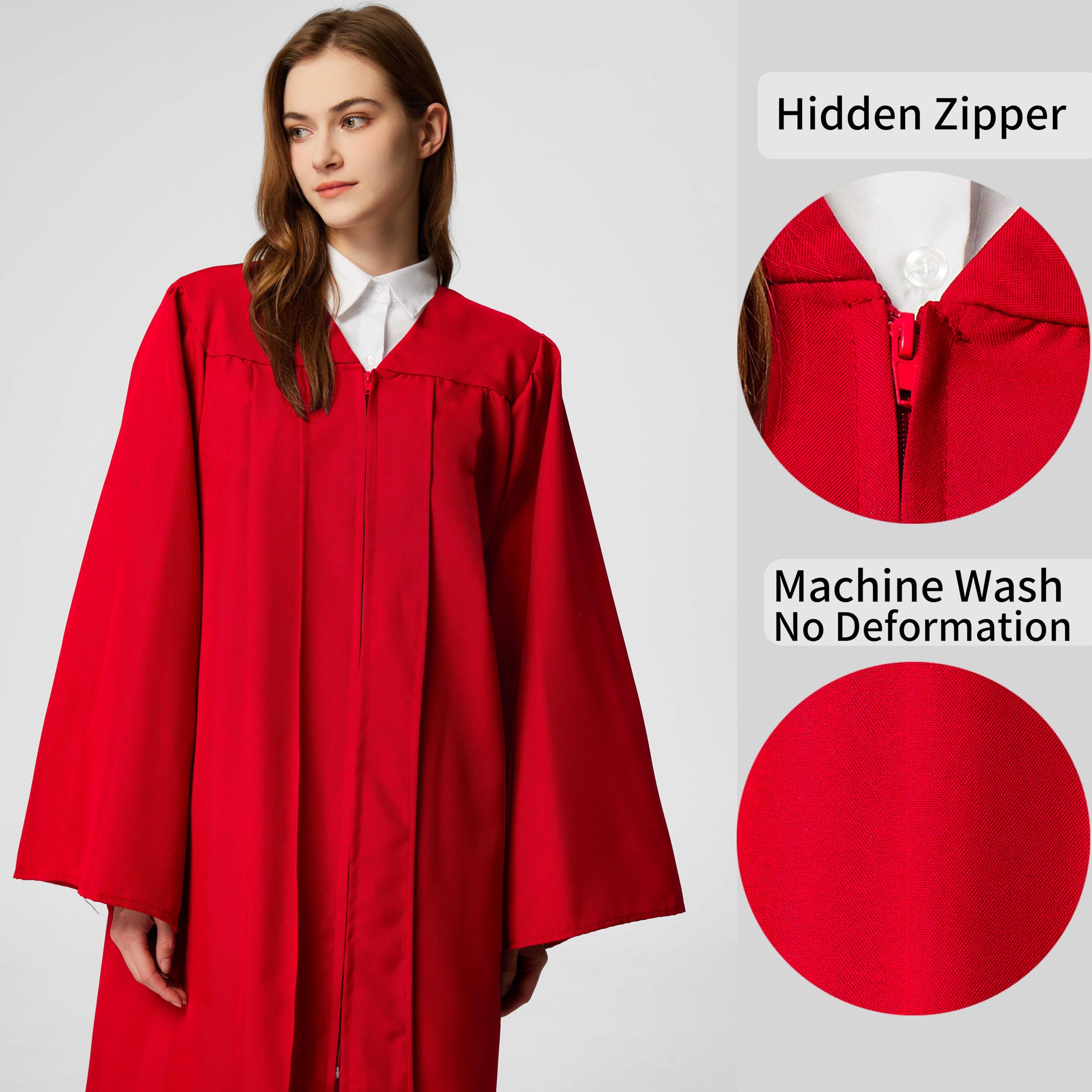 Snapklik.com : MyGradDay Unisex Matte Choir Robes For Church Baptism ...