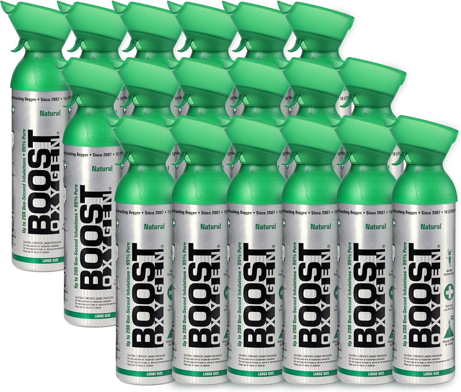 Amazon.com: Boost Oxygen Canned 10 Liter Natural Oxygen Inhaler ...