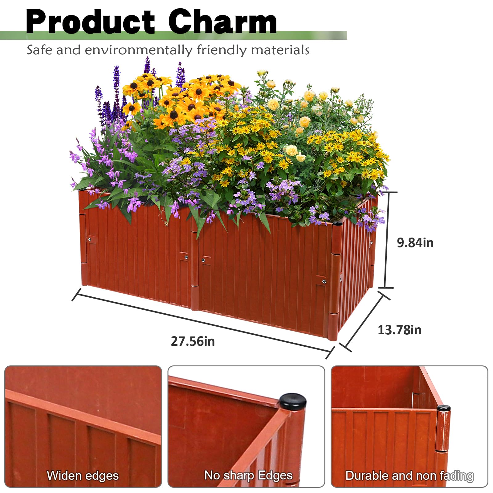Snapklik.com : AISHN Raised Garden Bed, Raised Outdoor Planter For ...