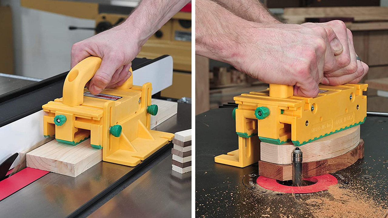Watch Microjig Grr-Ripper GR-100 3D Table Saw Pushblock on Amazon Live