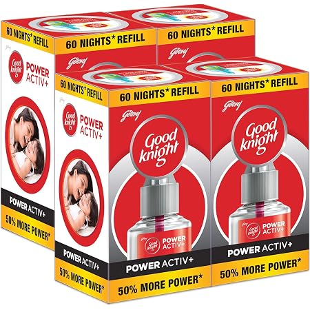 Good knight Power Activ+ Liquid Vapourizer Refill - with 2X Power for ...