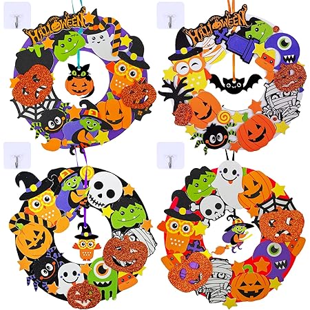 Amazon.com: Halloween Craft Kits for Kids 32PCS Halloween Craft Kits ...