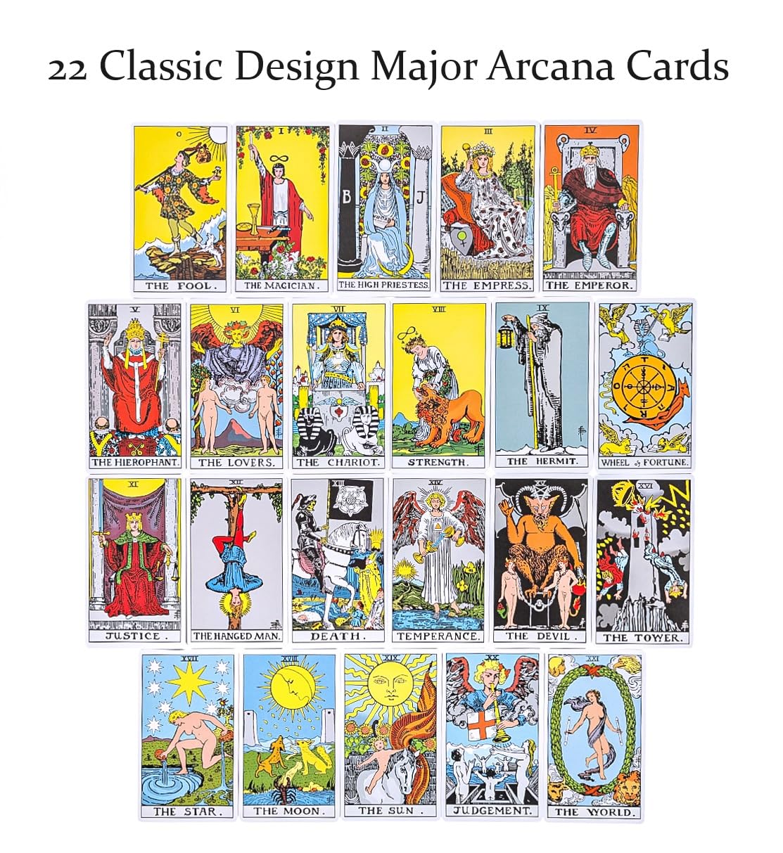 Tarot Cards Rider Waite Major Arcana Rider Waite Tarot Deck