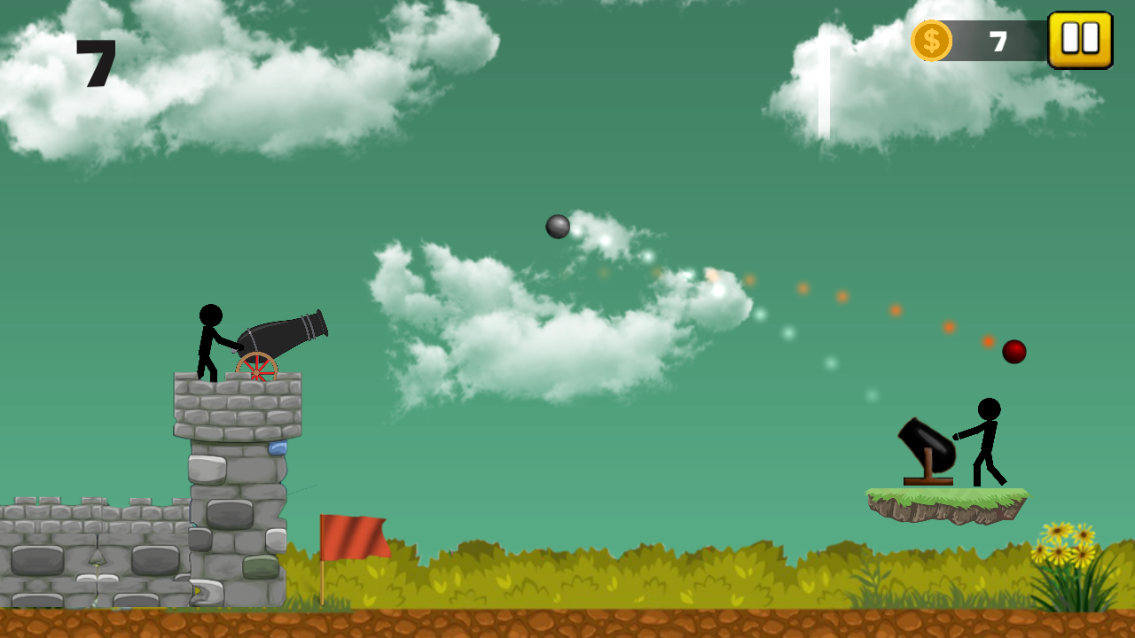 Stickman Cannon Shooter - App on Amazon Appstore
