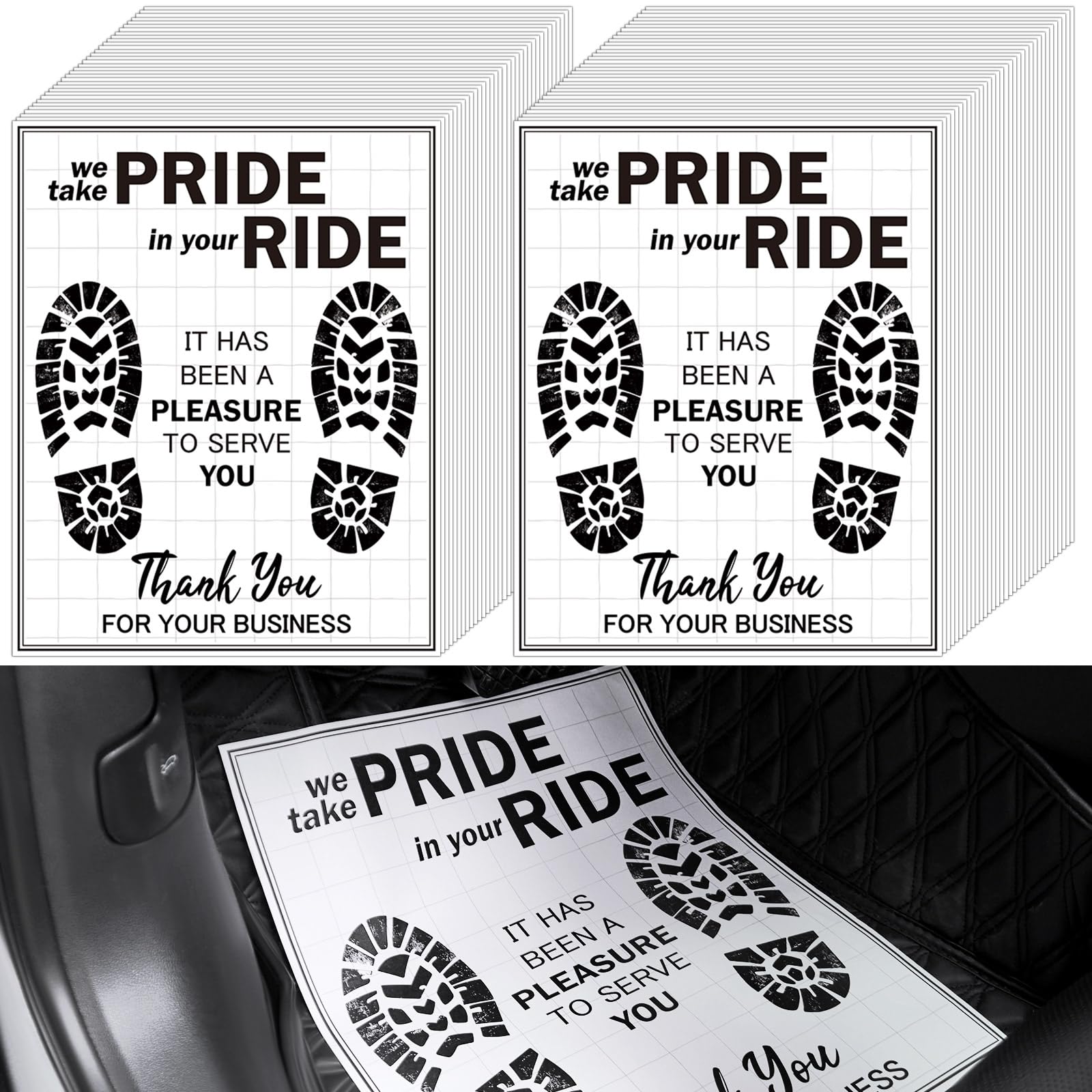 Amazon.com: Timgle 1000 Pcs Paper Car Floor Mats Disposable Pads ...