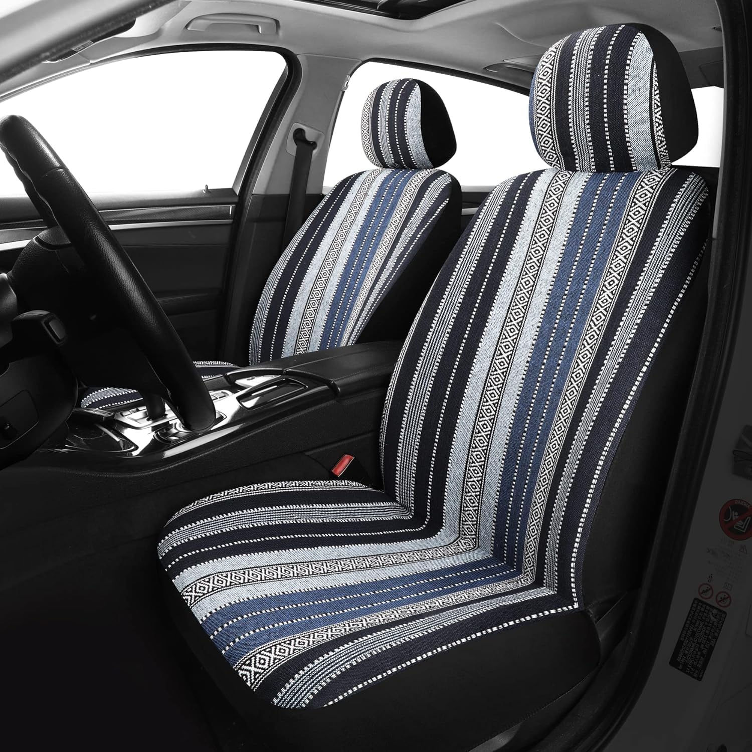 CAROMOP Car Seat Covers Front Sets Universal Fit Automotive Car ...