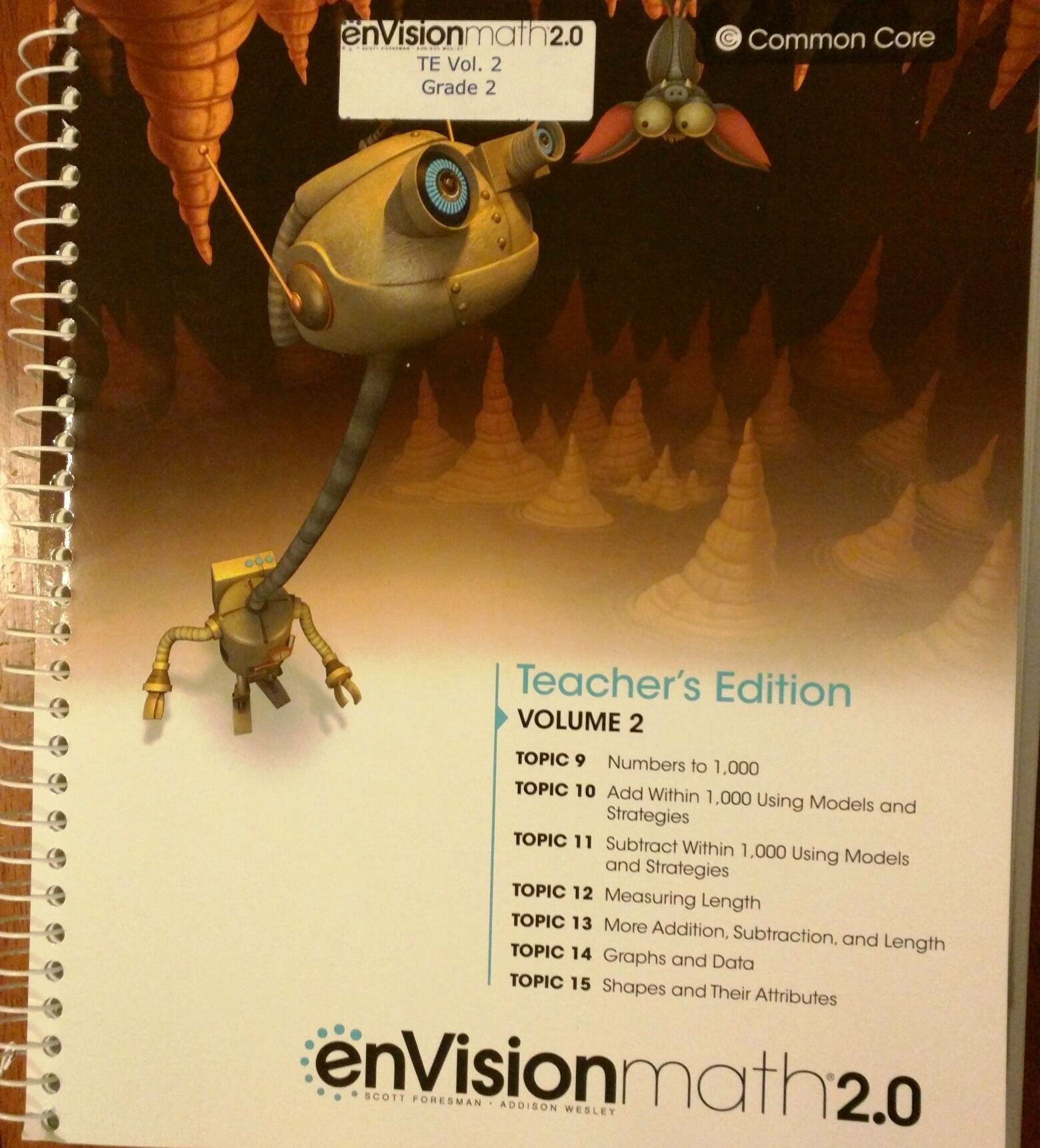 enVisionmath2.0 - 2016 Common Core Teacher Edition Volume 2 Grade 2 ...