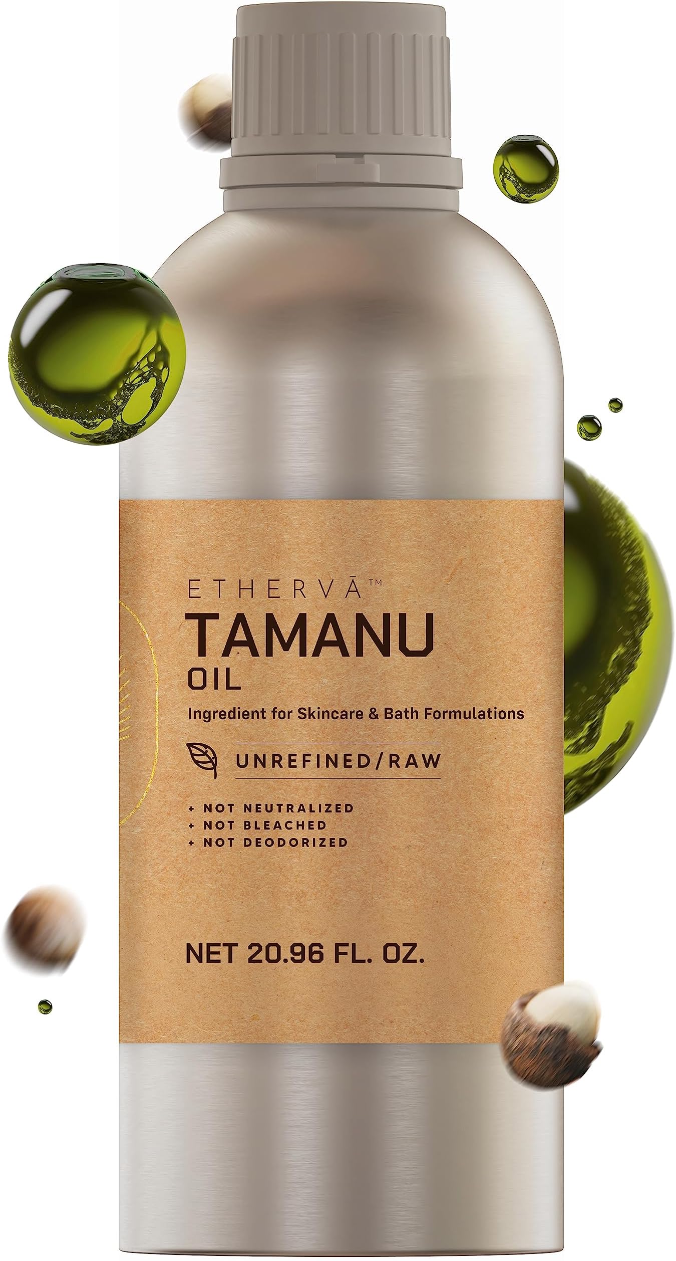 Amazon.com: Tamanu Oil, 1 Gallon, Organic, Cold-Pressed, Carrier Oil ...