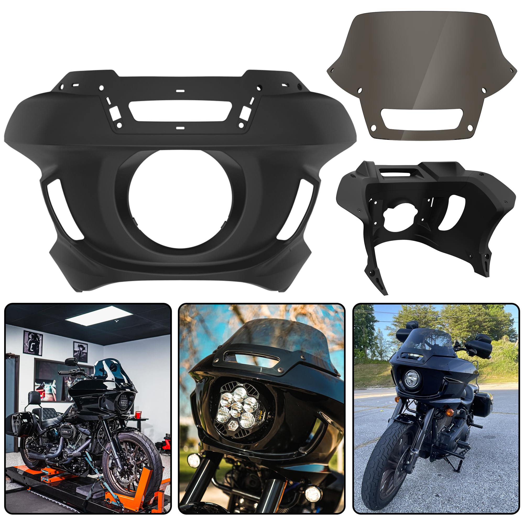 Amazon.com: Advanblack Fairing ST Fairing Front Headlight Fairing ...