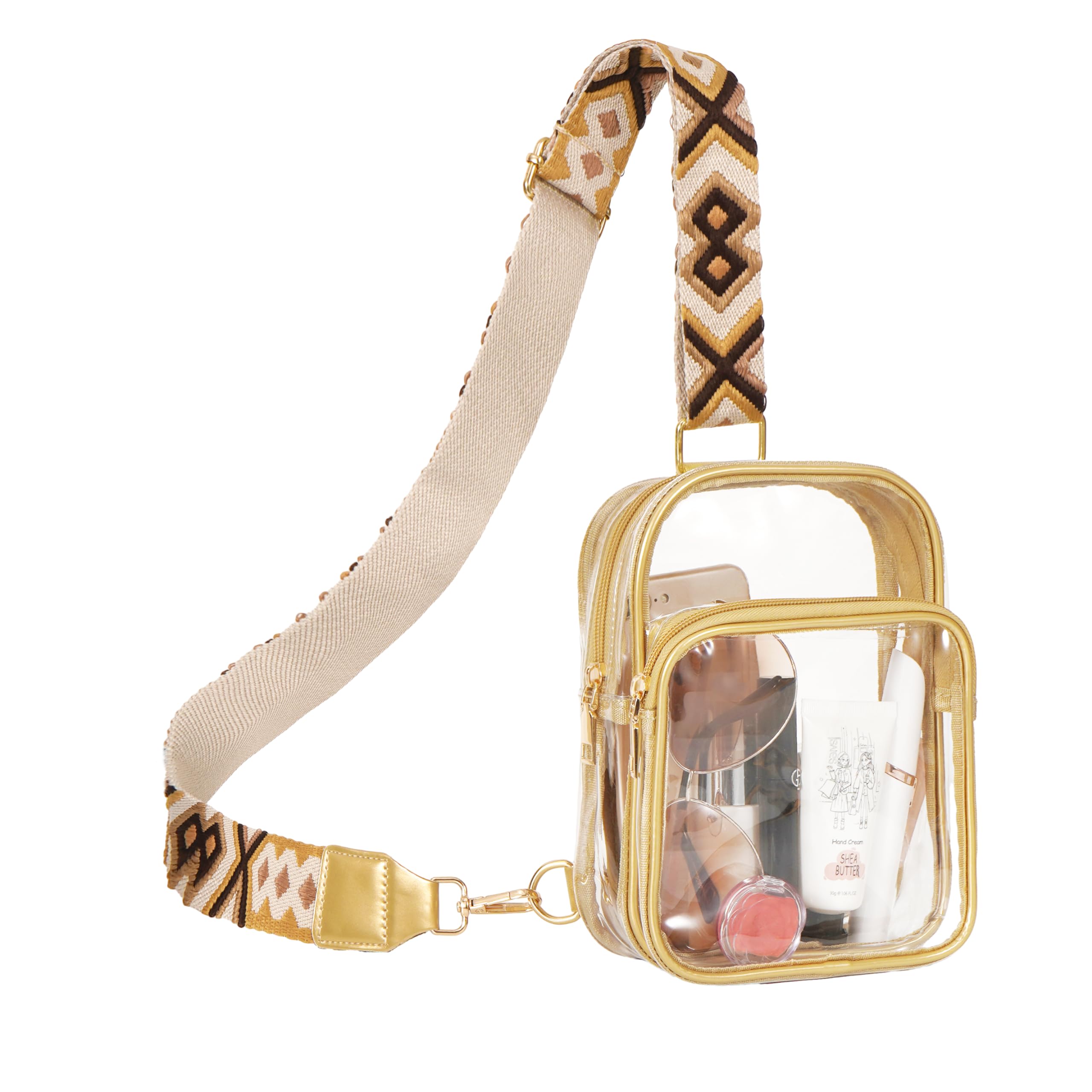 Snapklik.com : FINGUOLA Clear Bag Stadium Approved,Clear Purses For ...