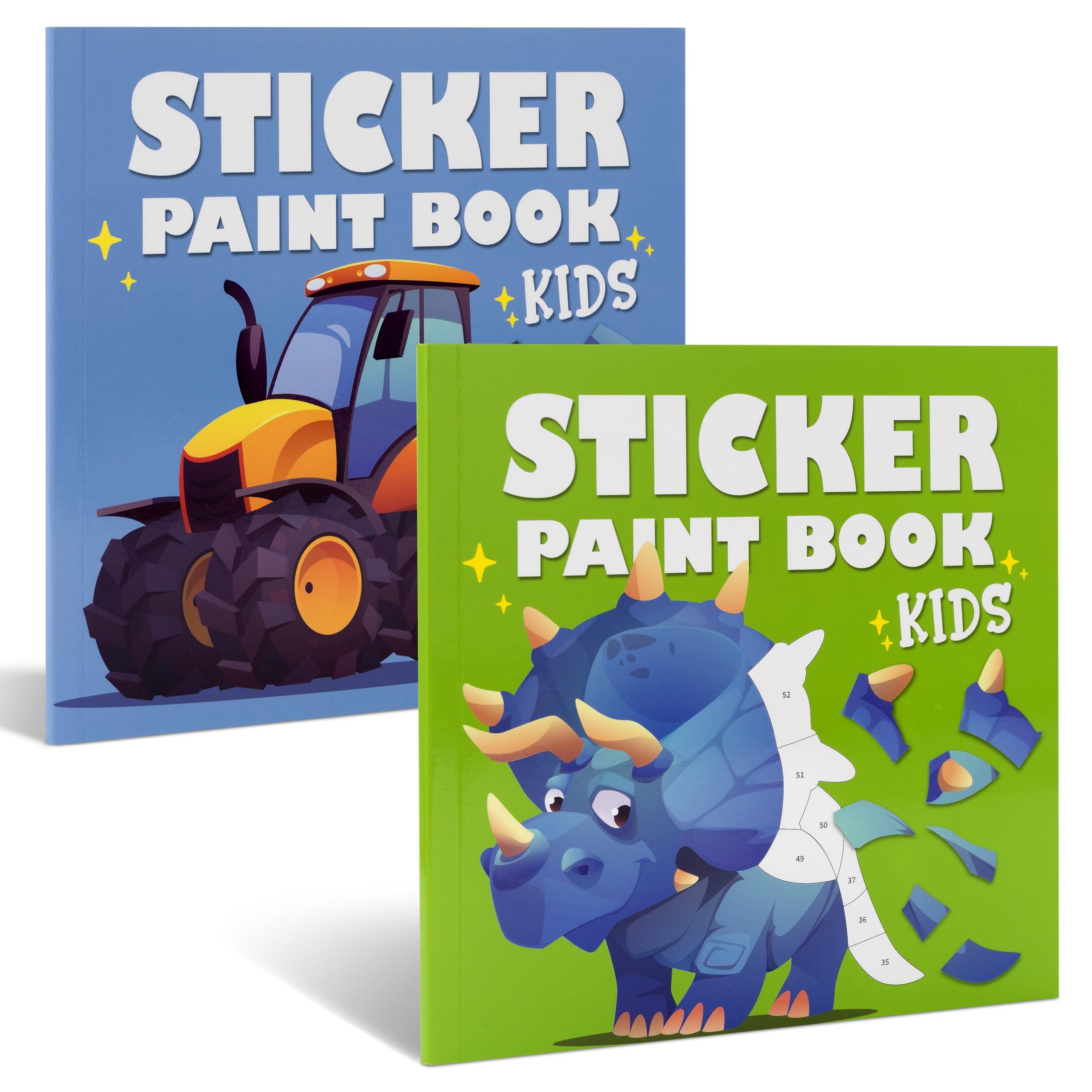 Amazon.com: Fun Paint With Sticker Books For Kids Set of 2 ...