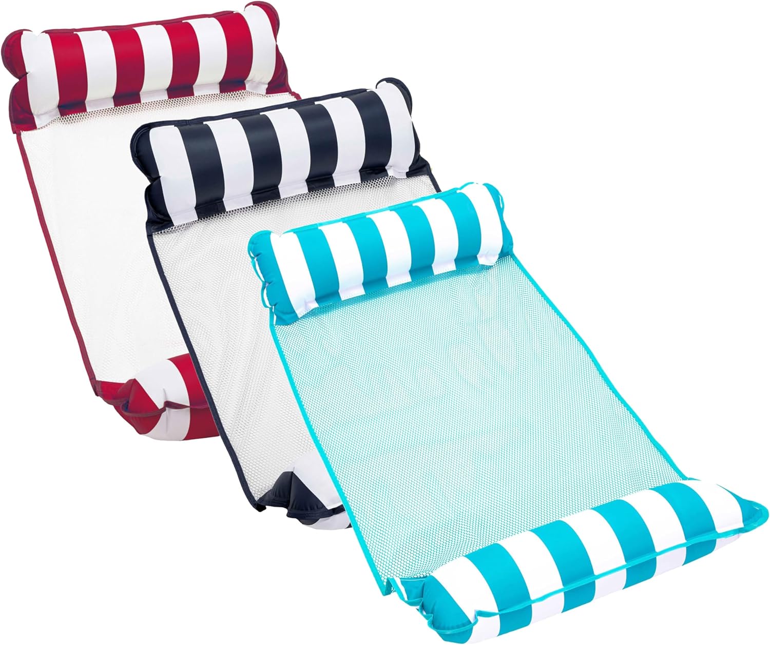 Amazon.com: Aqua Monterey Hammock Pool Float - Three Pack - One Light ...