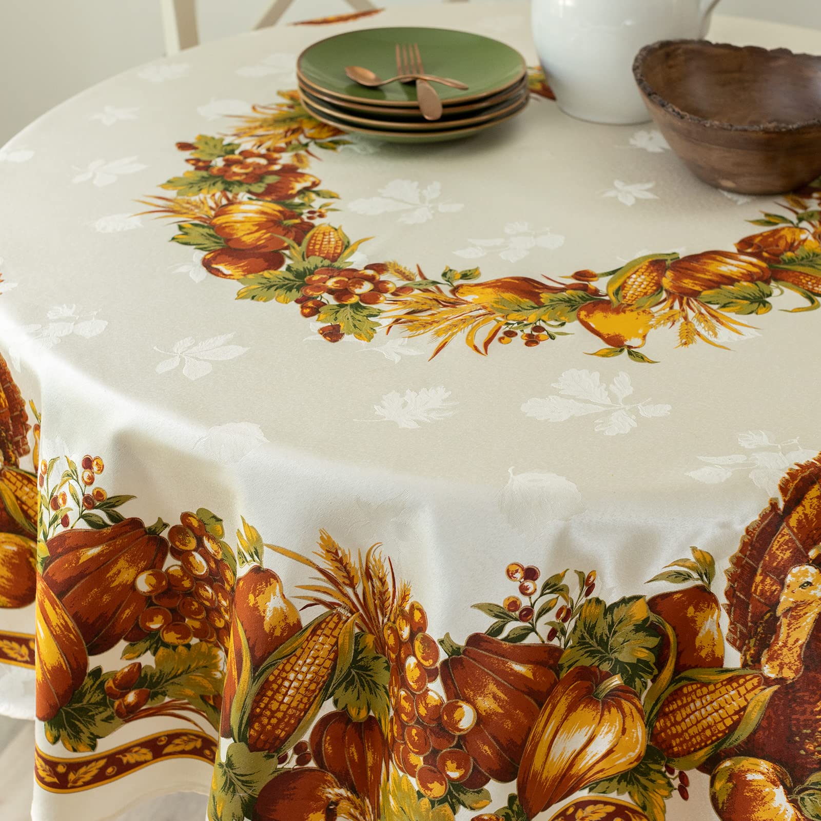 Snapklik.com : Benson Mills Harvest Splendor Engineered Printed Fabric ...