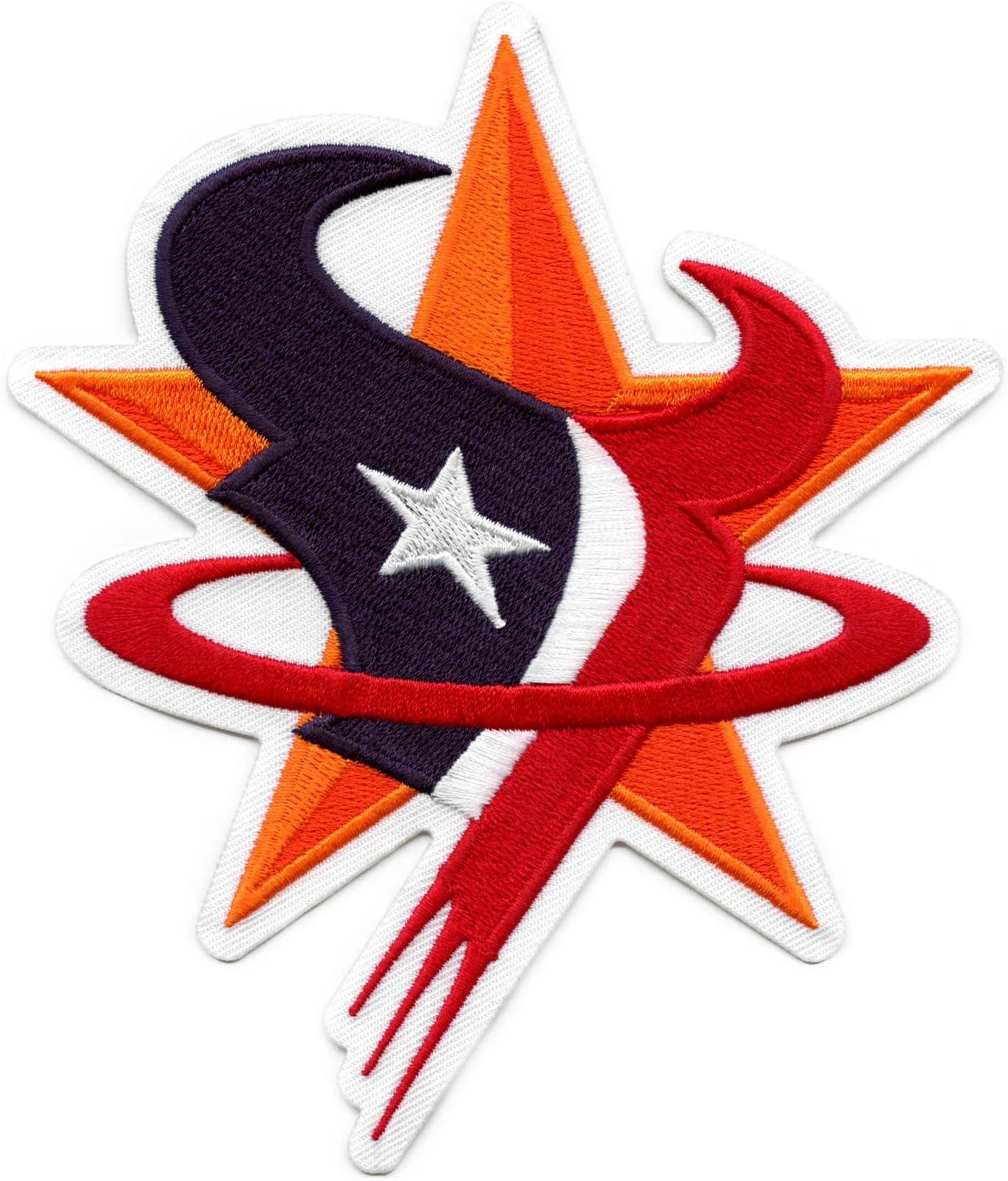 Amazon.com: Red H-Town Houston Old English Patch Script Logo ...