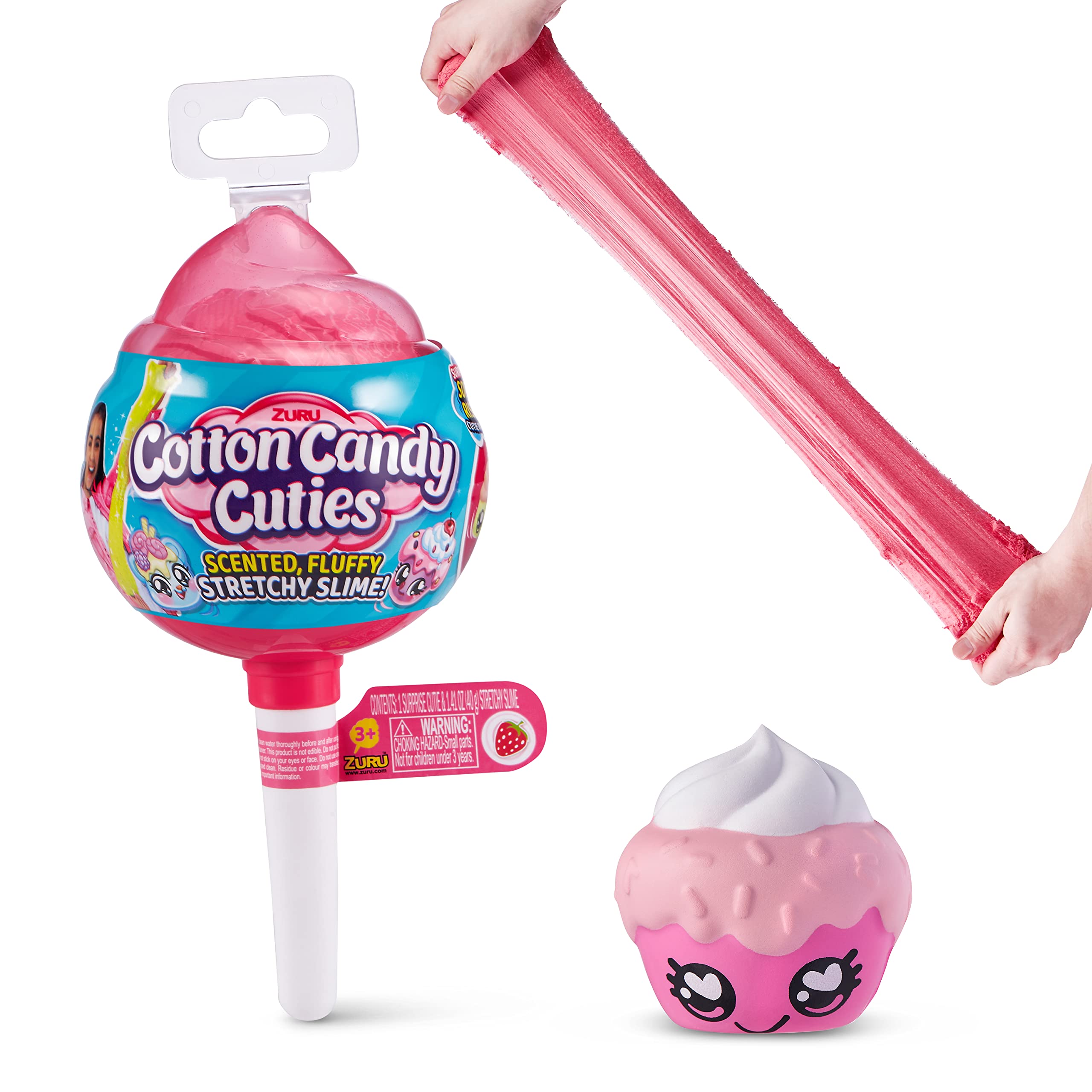Snapklik.com : Oosh Slime Cotton Candy Cuties Series 2 By ZURU (Pink ...