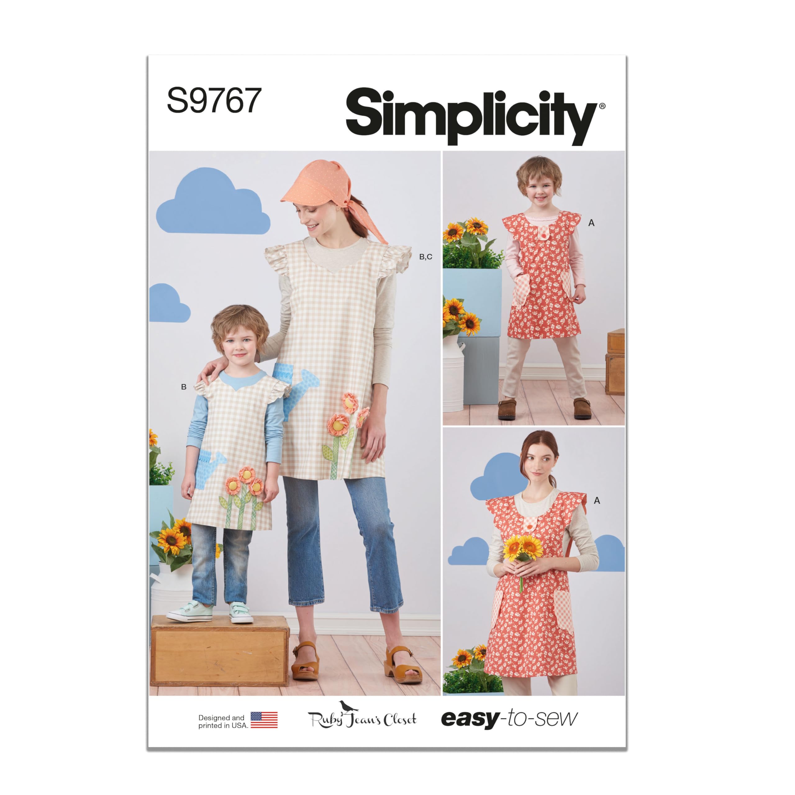 Amazon.com: Simplicity Children's and Misses' Scarf Hat and Wrap-Around ...