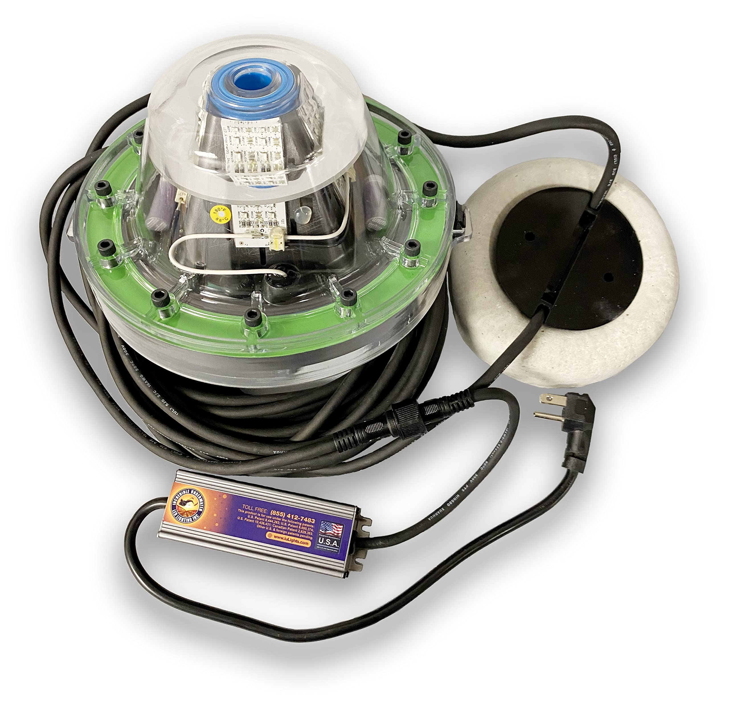 Amazon.com: Apollo Iris Underwater LED Lighting System, Underwater Dock ...
