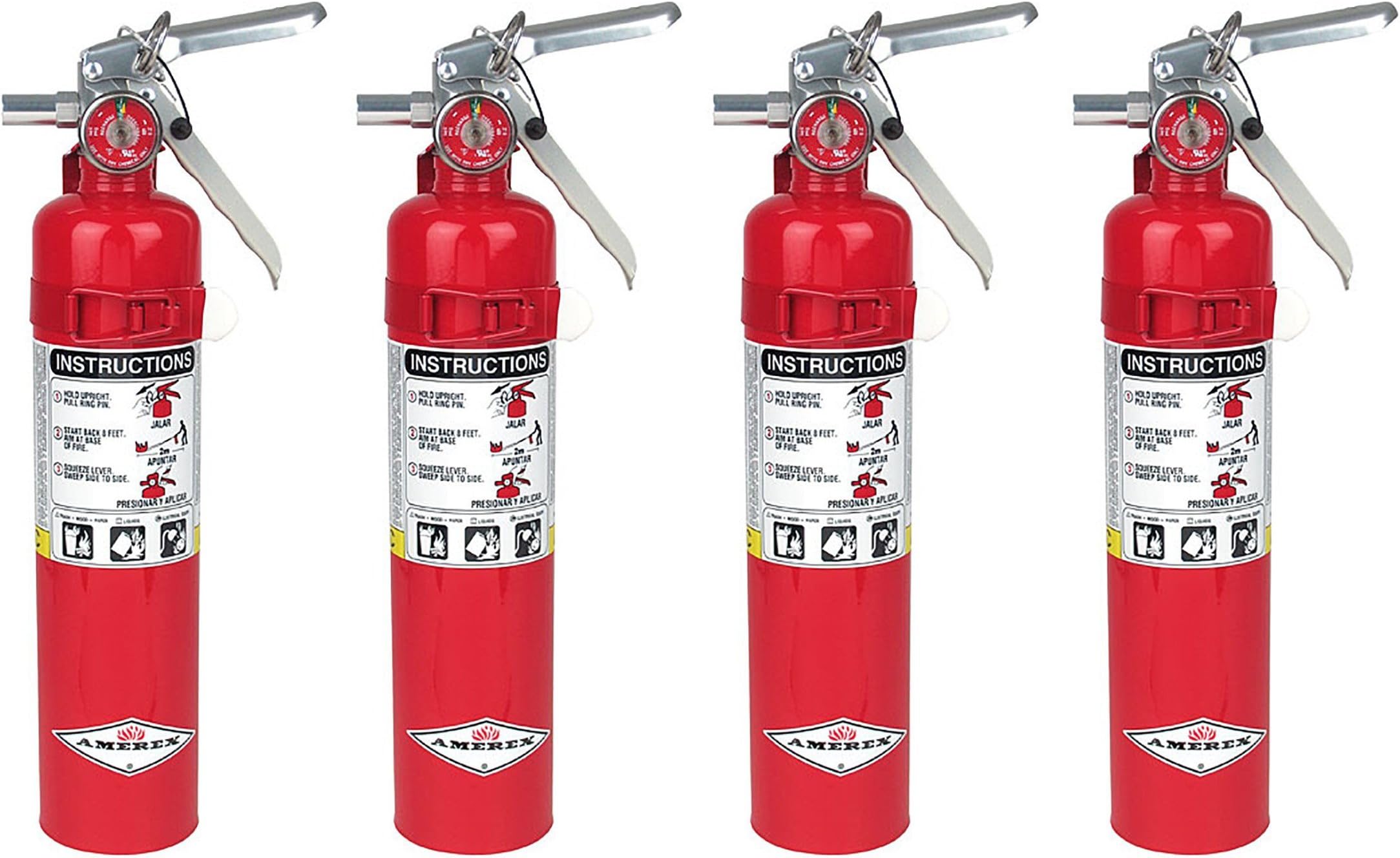 Kidde Fire Extinguisher for Home & Office Use, 5-B:C, 3.2 Lbs., USCG ...