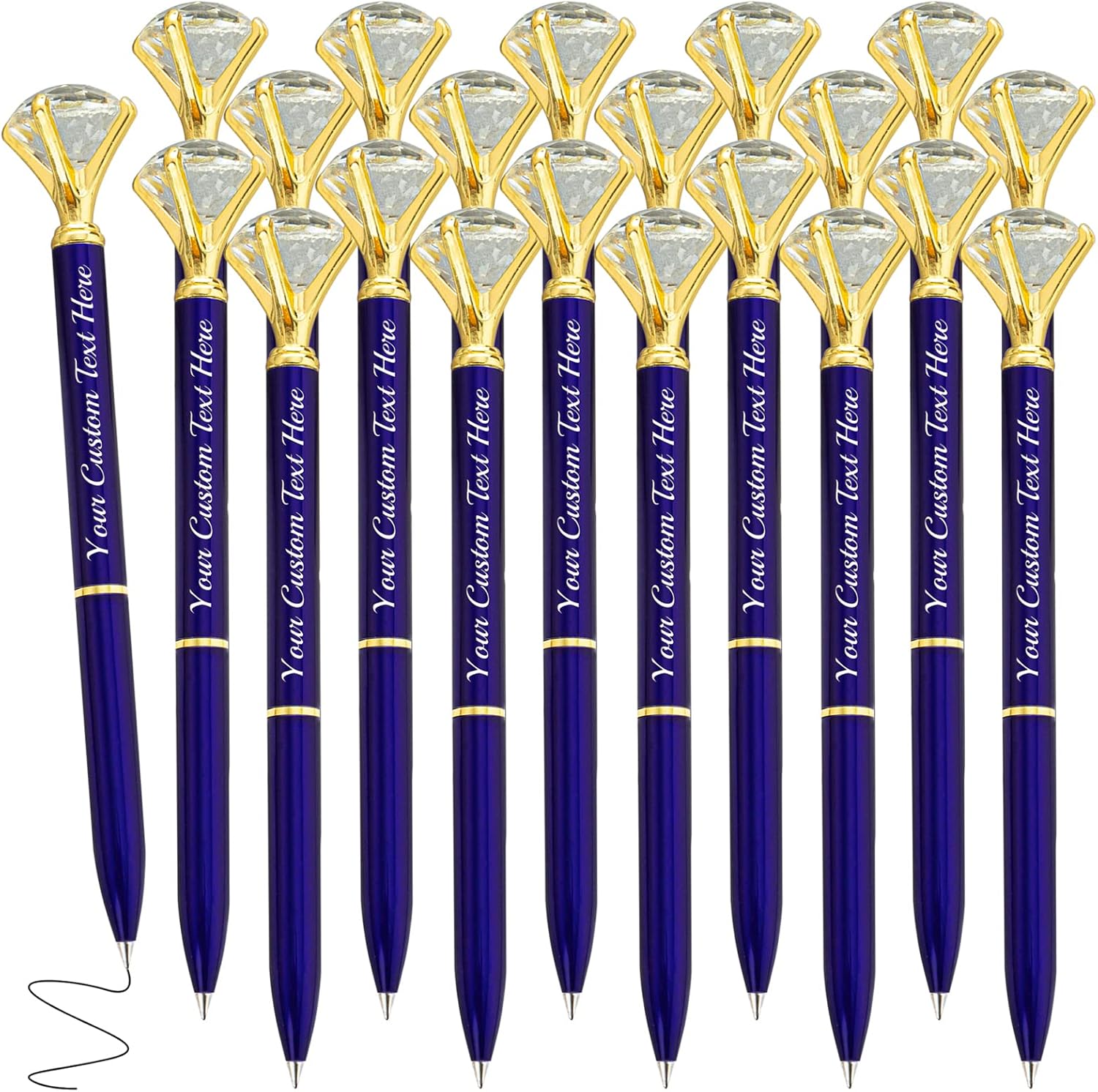 Amazon.com : FwSYouMAI 20 PCS Diamond Pen with Crystal,Personalized ...