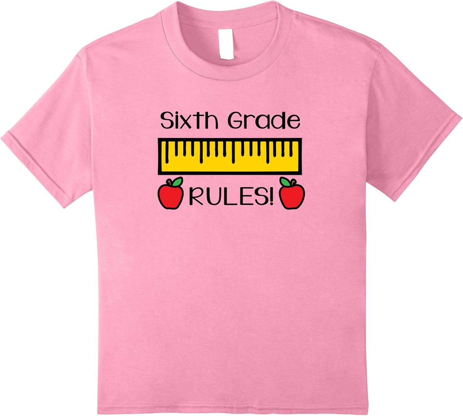 Amazon.com: Sixth Grade Rules Shirt, Cute Back to School Teacher Gift ...
