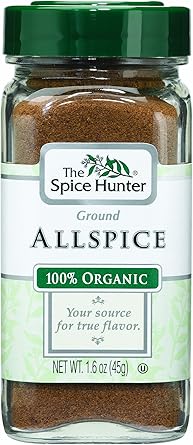 The Spice Hunter Allspice, Ground, Organic, 1.6-Ounce Jars (Pack of 6 ...