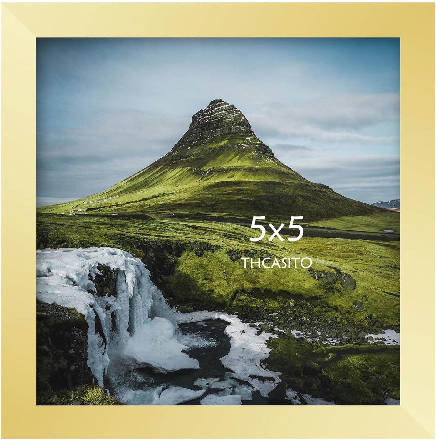 Amazon.com - THCASITO Picture Frames 5x5 Gold Square Photo Frames ...