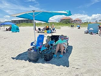 Amazon.com: Solbello® Shade - The ultimate Wind-Driven® beach shade ...