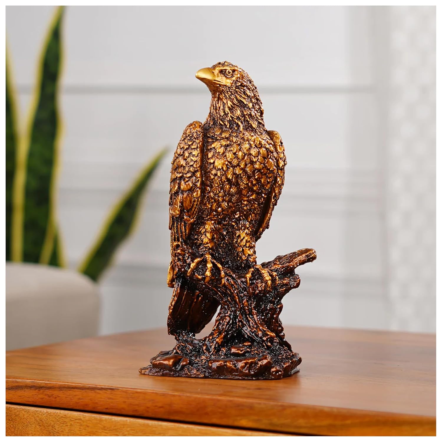 Artarium Resin Mighty Eagle Statue, Eagle Figurines Sculptures, Home ...