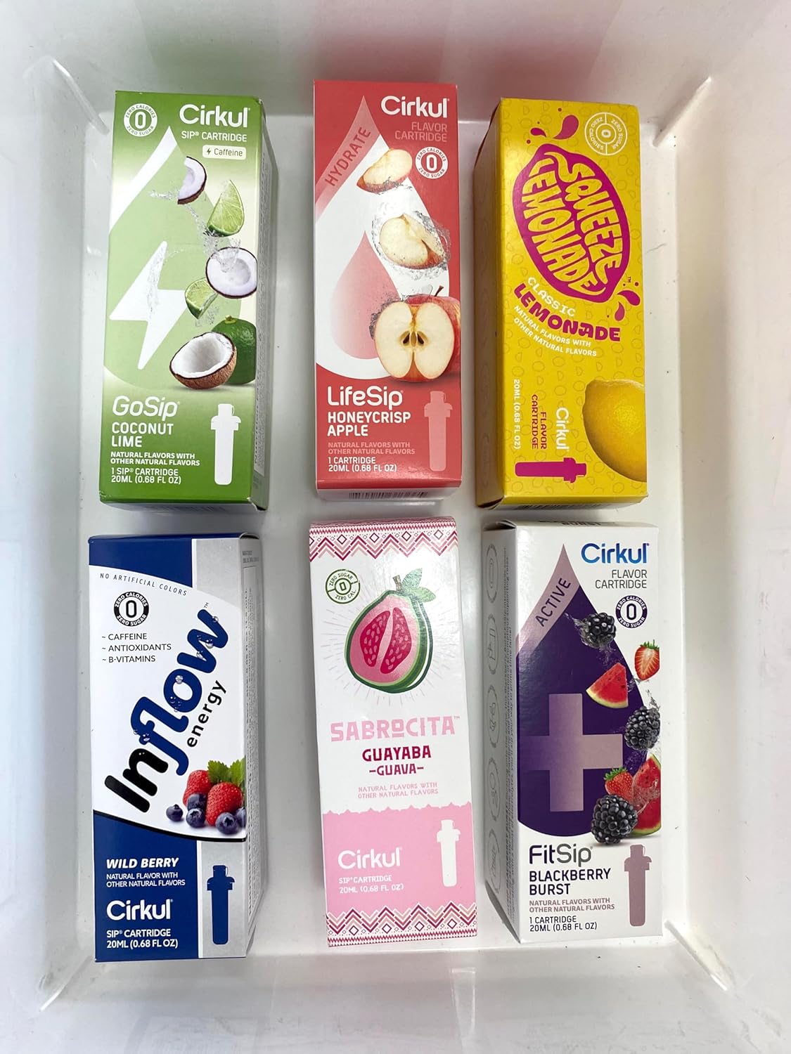Amazon.com: Cirkul Flavors Tasters Choice Random (6) Variety Pack ...