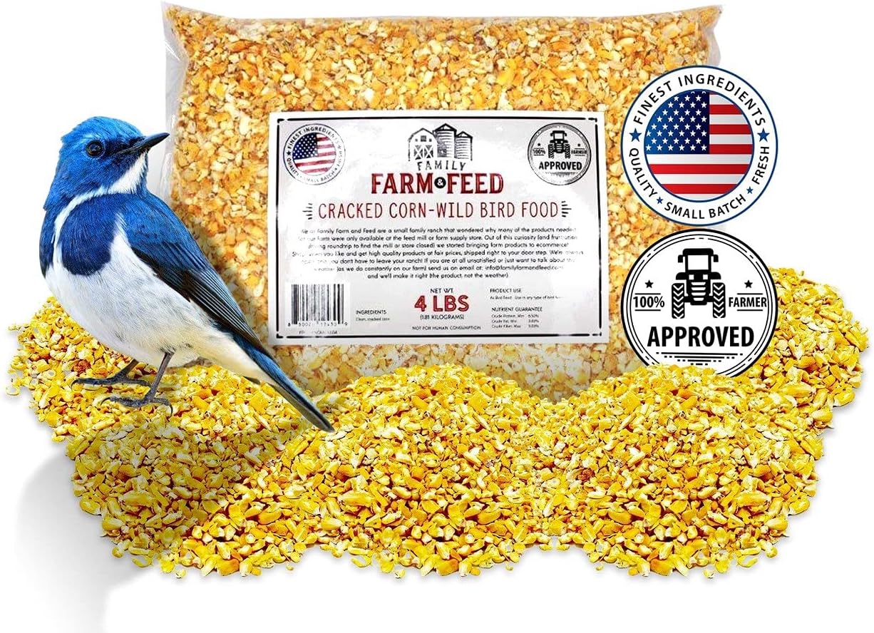 Amazon.com : Morning Song 11973 Cracked Corn Wildlife Food, 5-Pound ...
