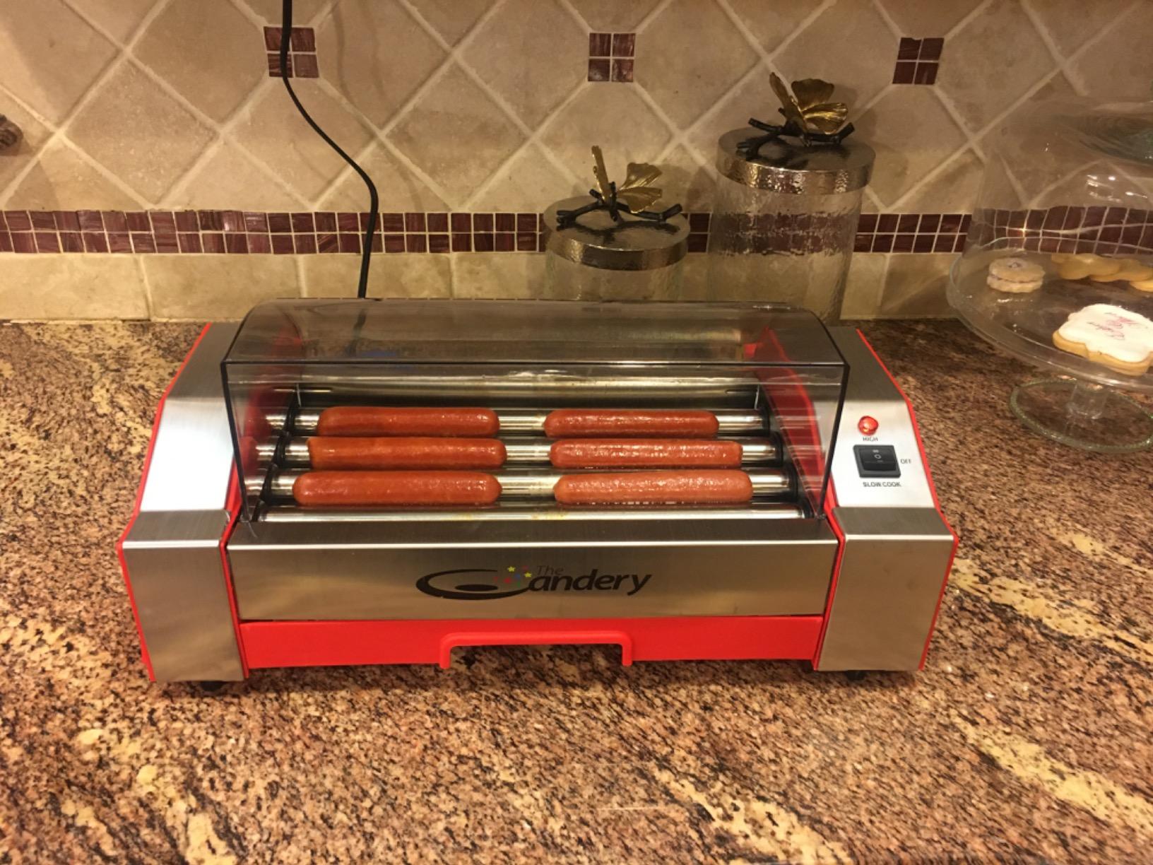 Amazon.com: The Candery Upgraded Hot Dog Roller - Sausage Grill Cooker ...