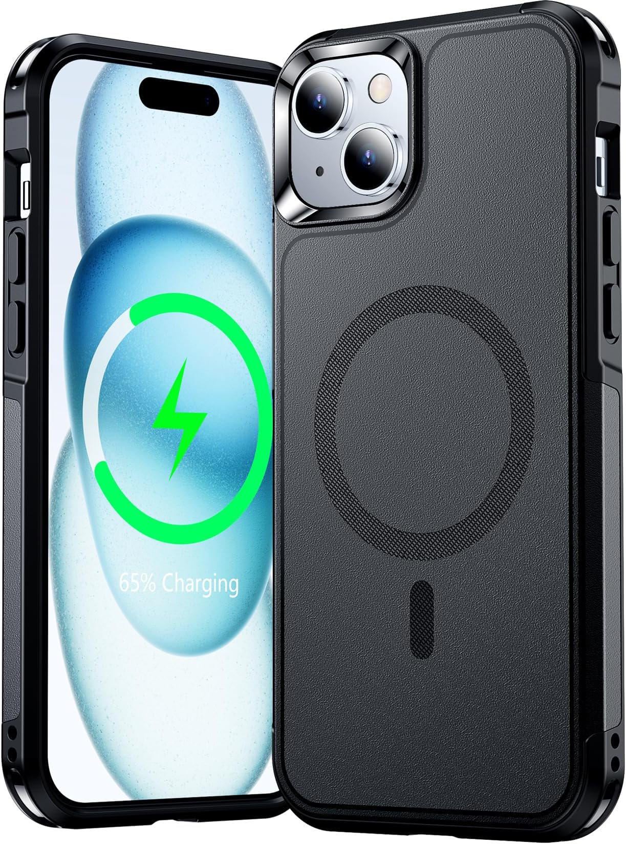 Amazon.com: Oterkin Magnetic for iPhone 15 Case Compatible with MagSafe ...