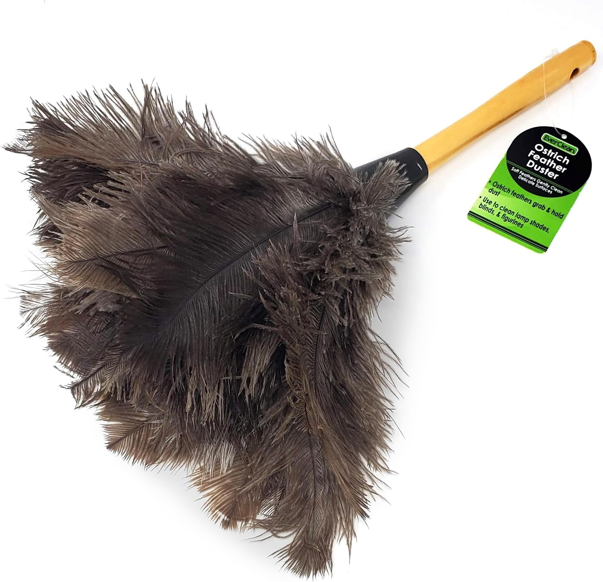 Amazon.com: Aldwin Ostrich Feather Duster, 16 inch with Wood Handle ...