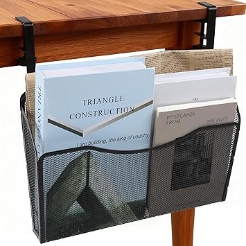 Amazon.com : IANFAN Clamp On Desk Organizer, 2-IN-1 Under Desk Side ...