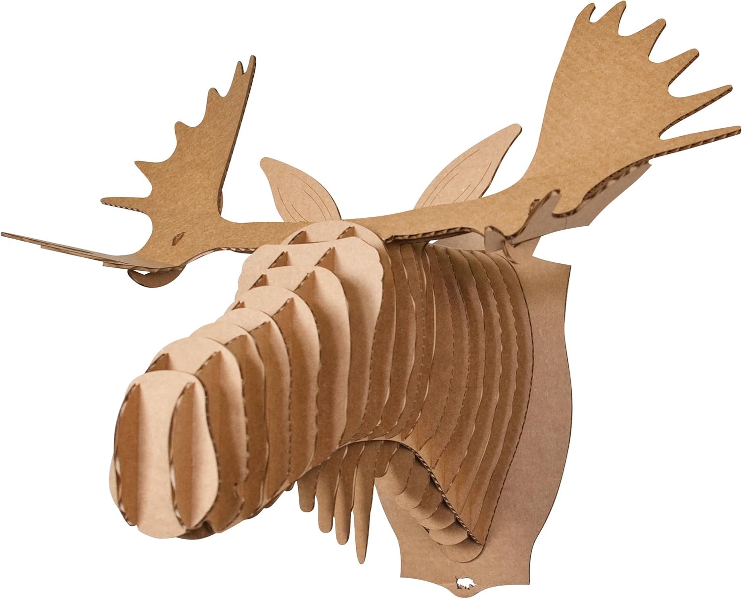 Fred The Moose Recycled Cardboard Sculpture Brown Large : Amazon.ca: Home