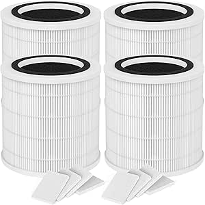 Amazon.com: 4 Packs H7126 Replacement Filter Compatible with GoveeLife H7126 Mini Air Cleaner ...