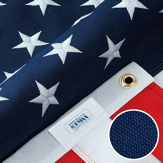Amazon.com : American Flags for Outside 3x5-100% MADE IN THE USA ...