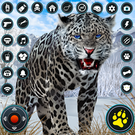 Wild Snow Leopard Simulator 3D - Animal Family Sim Jungle Life Game ...