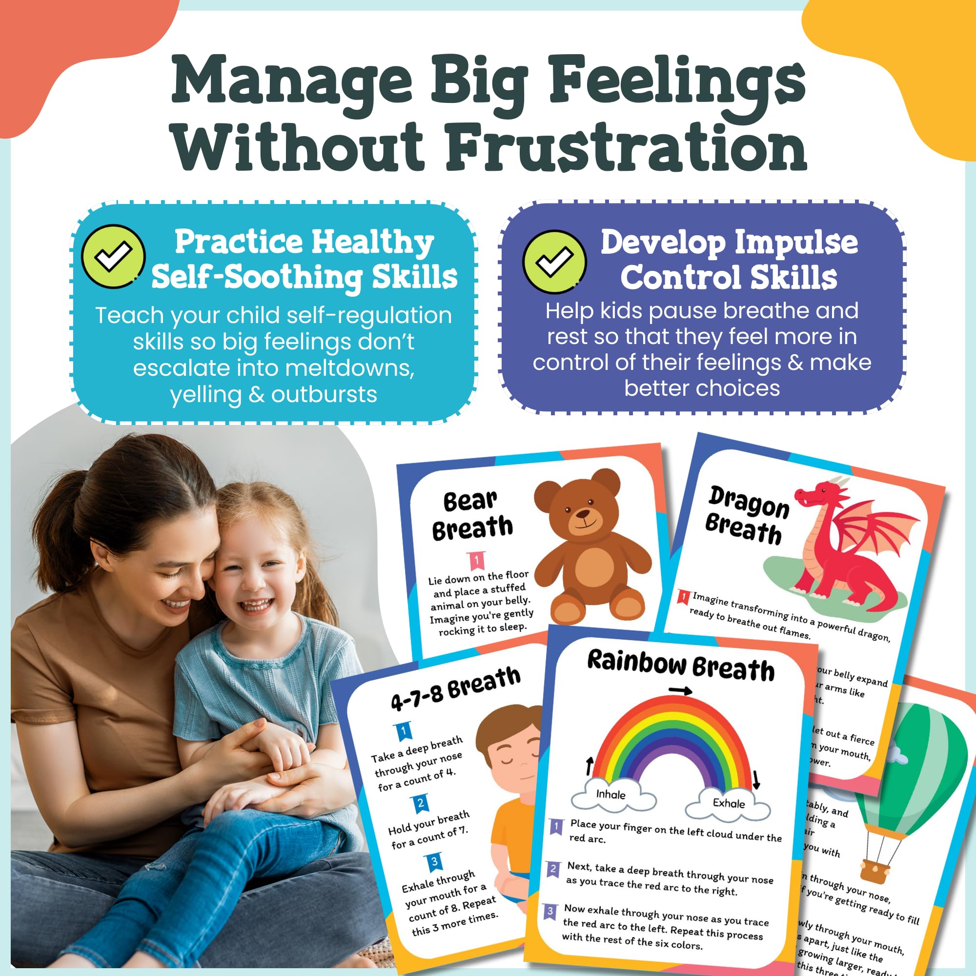 Autism Classroom Must Haves Mindfulness Breathing Cards For Kids - Calm ...
