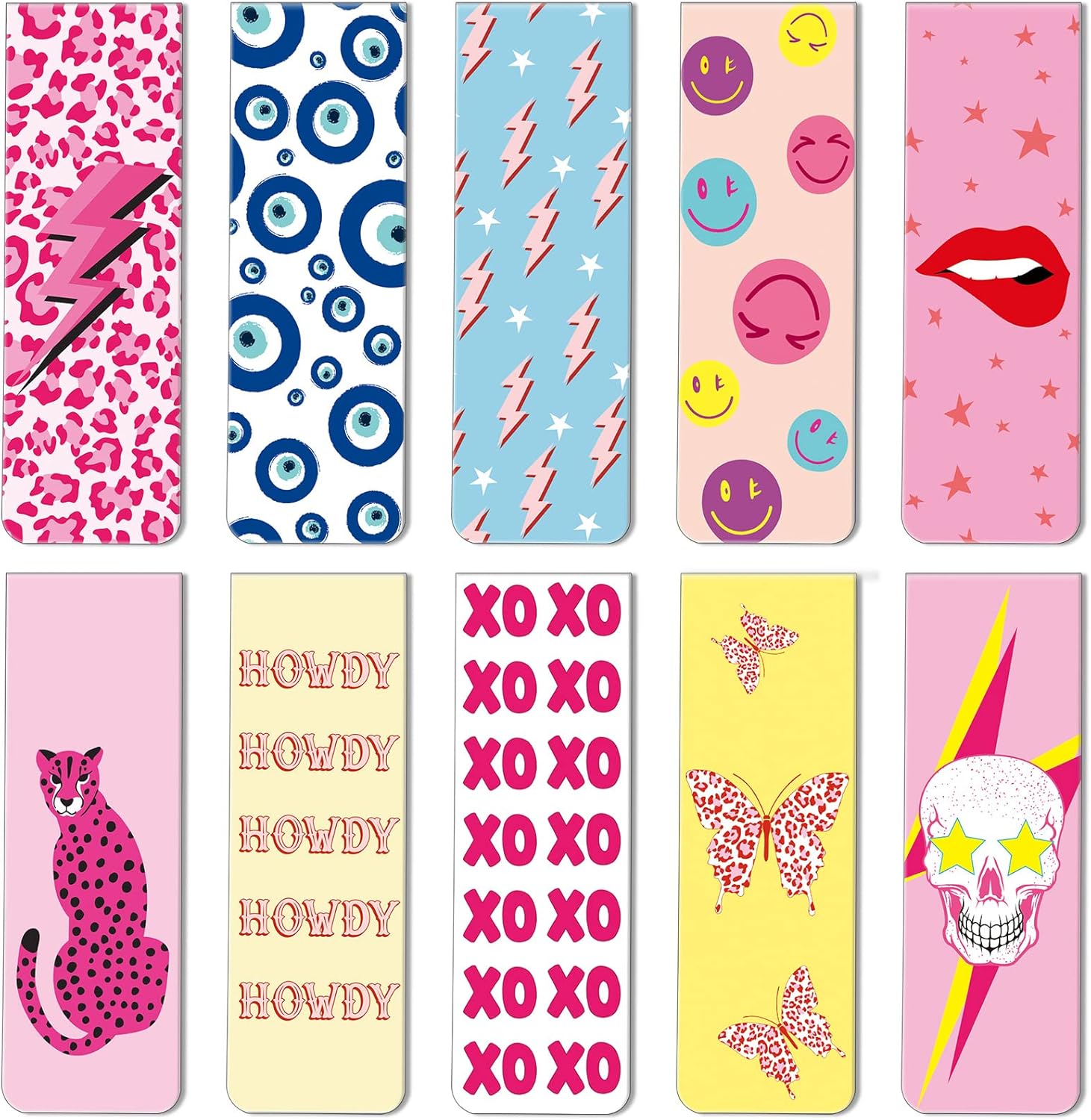 Amazon.com: 30 Pcs Preppy Magnetic Bookmarks Magnet Bookmark Clips Bulk ...