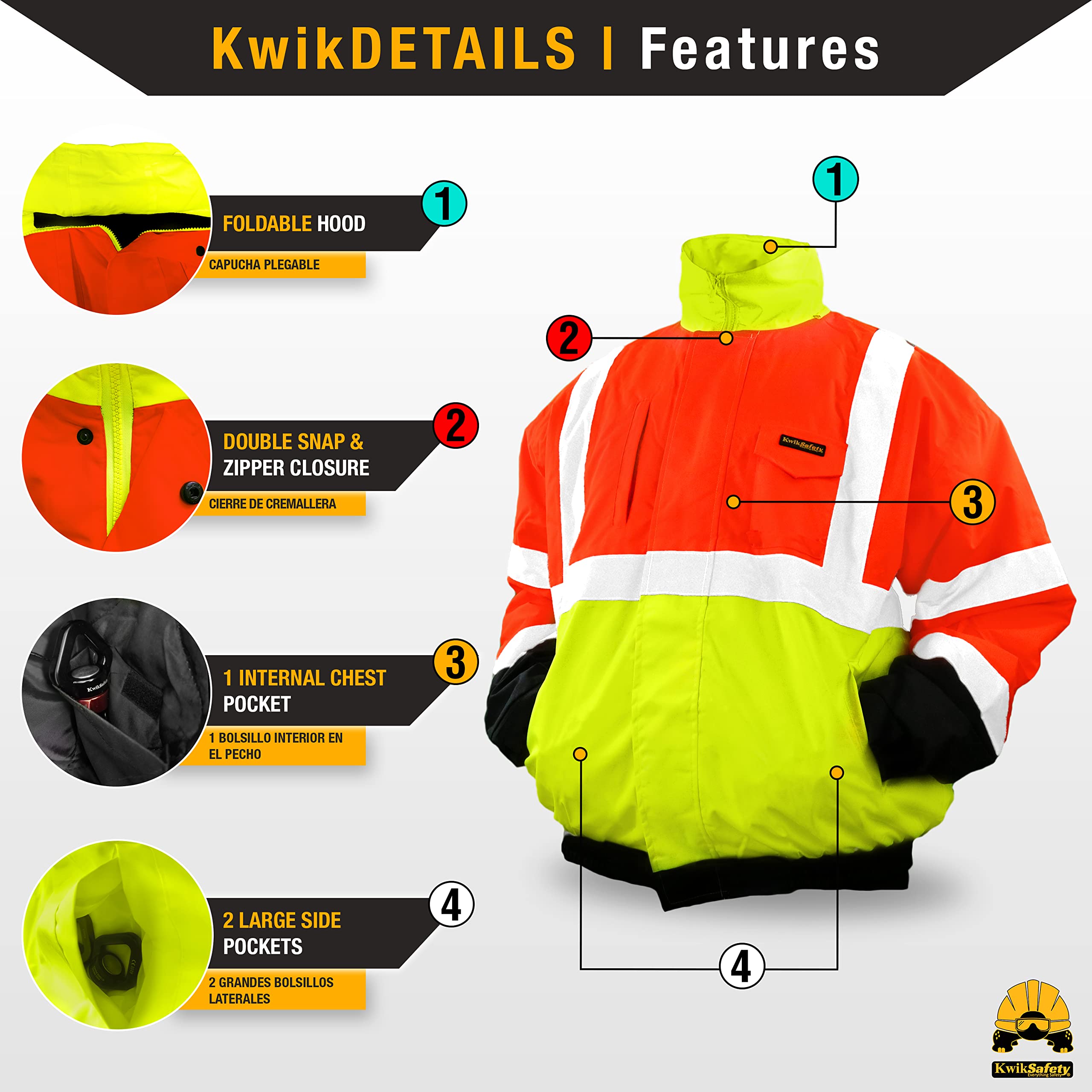 Snapklik.com : Charlotte, NC - DISPATCHER Bomber Safety Jacket FOLDABLE ...