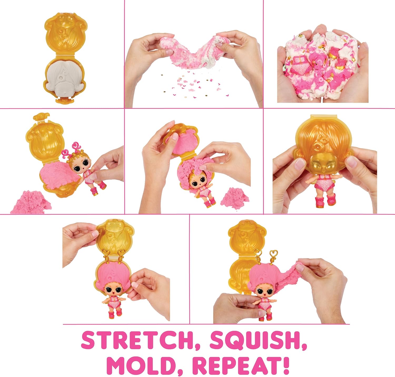 LOL. Surprise Squish Sand Magic Hair Tots – Collectible Doll with ...