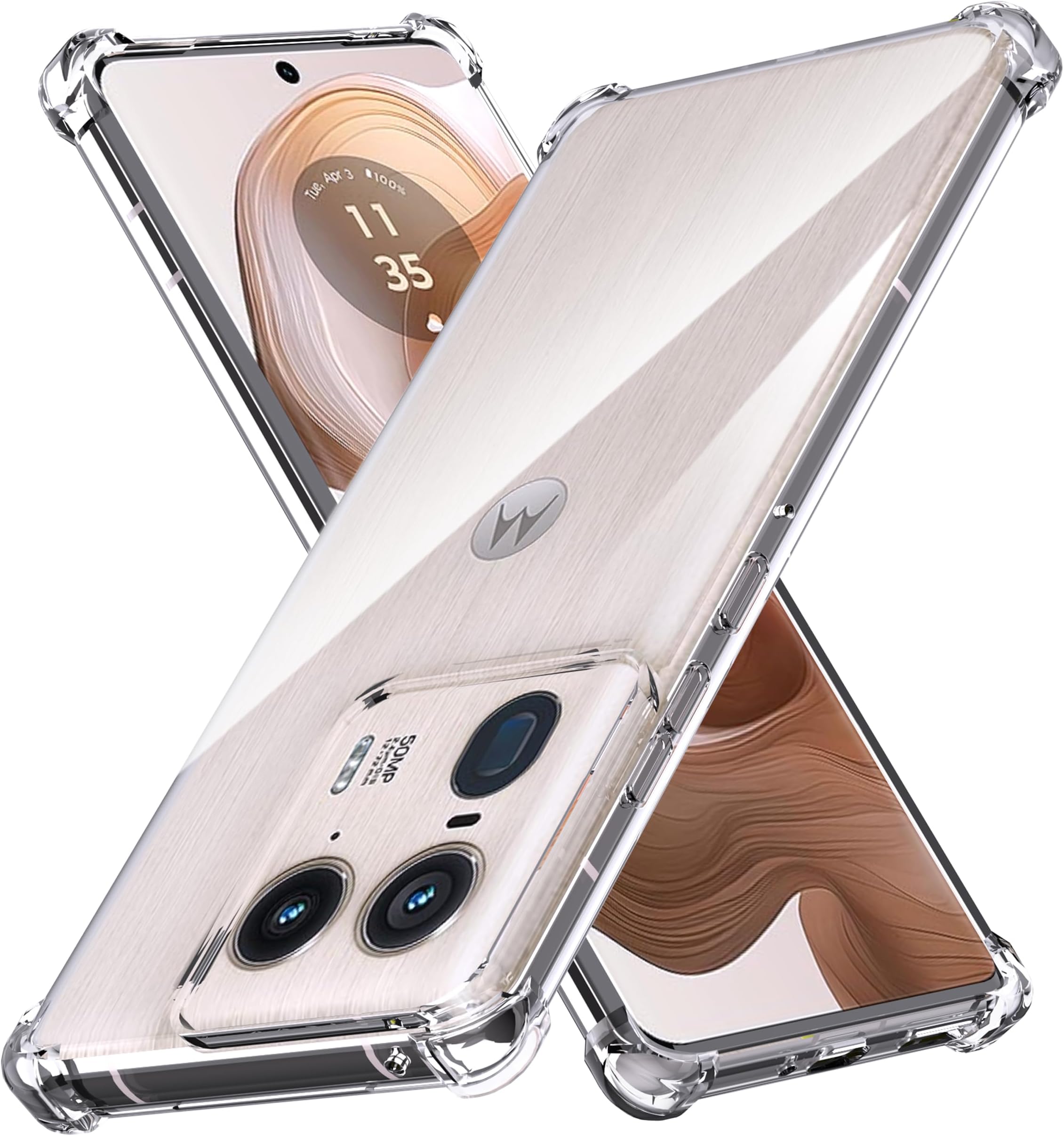 Lustree Back Cover for Perfect Fitting Transparent Bumper Side ...