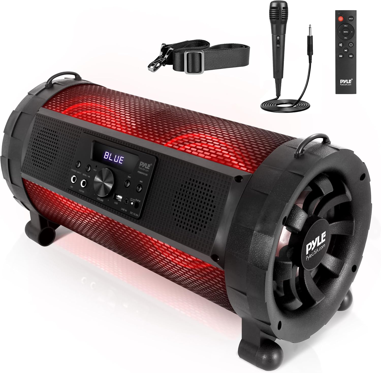 Amazon.com: Pyle Boombox Street Blaster Stereo Speaker - Portable ...