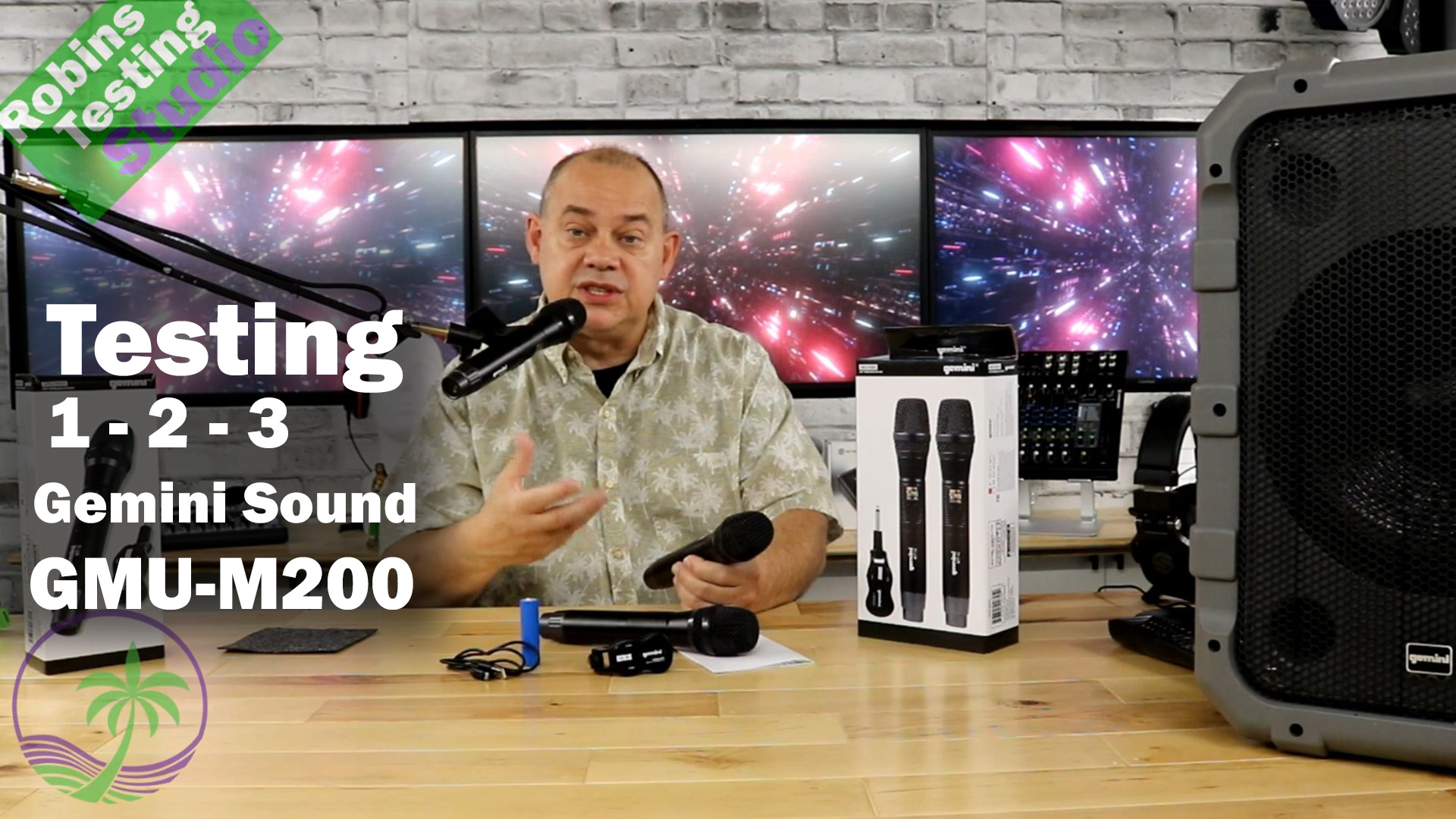 Watch Gemini Sound GMU-M100 & GMU-M200 UHF Handheld Microphone on ...