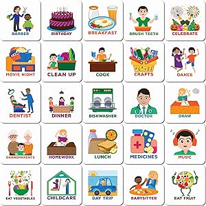 Smarfer - Magnetic Activity cards for Weekly Planner Board – 50 Pieces ...