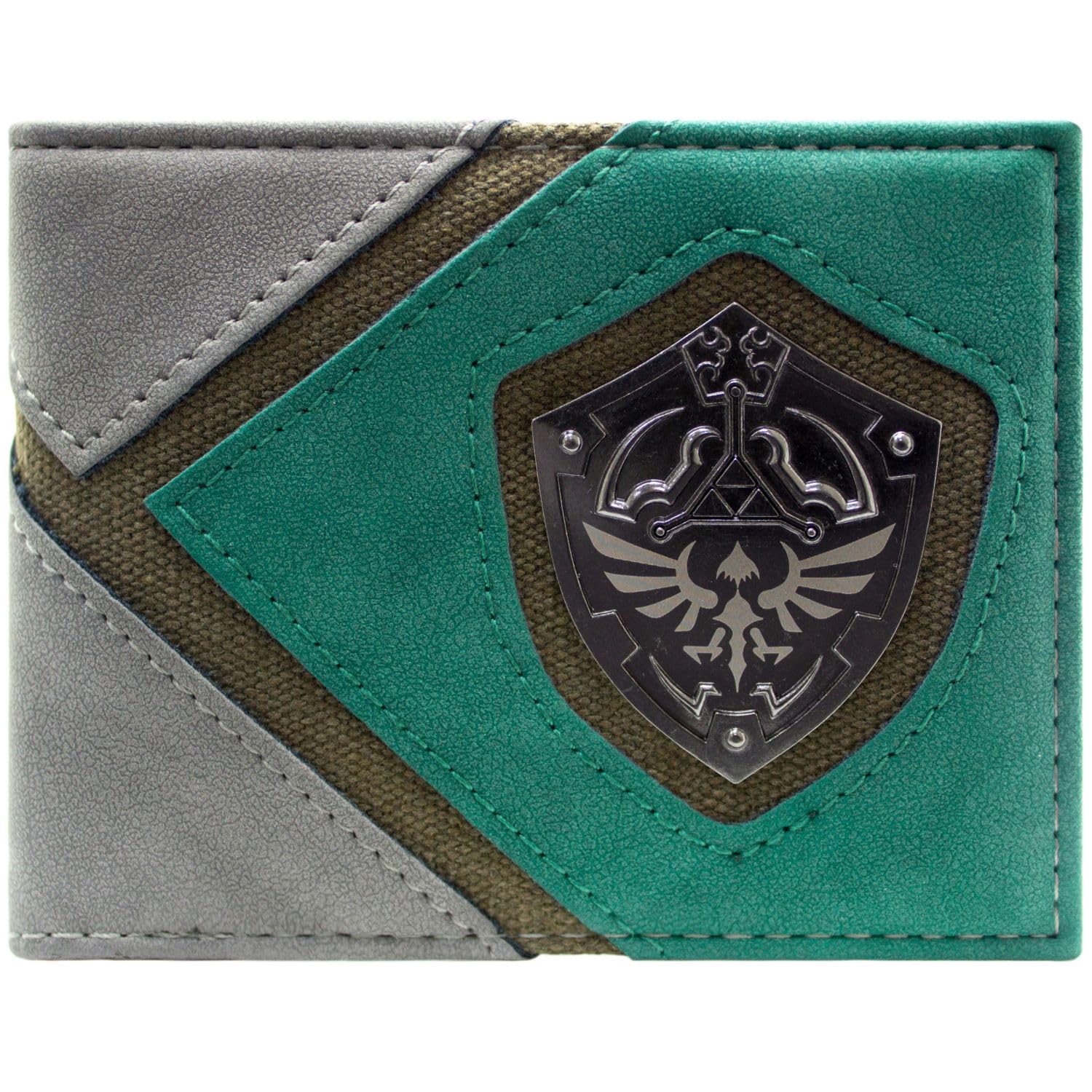 Zelda Twilight Princess Link Hylian Shield Stance Wallet Bi-Fold ID ...