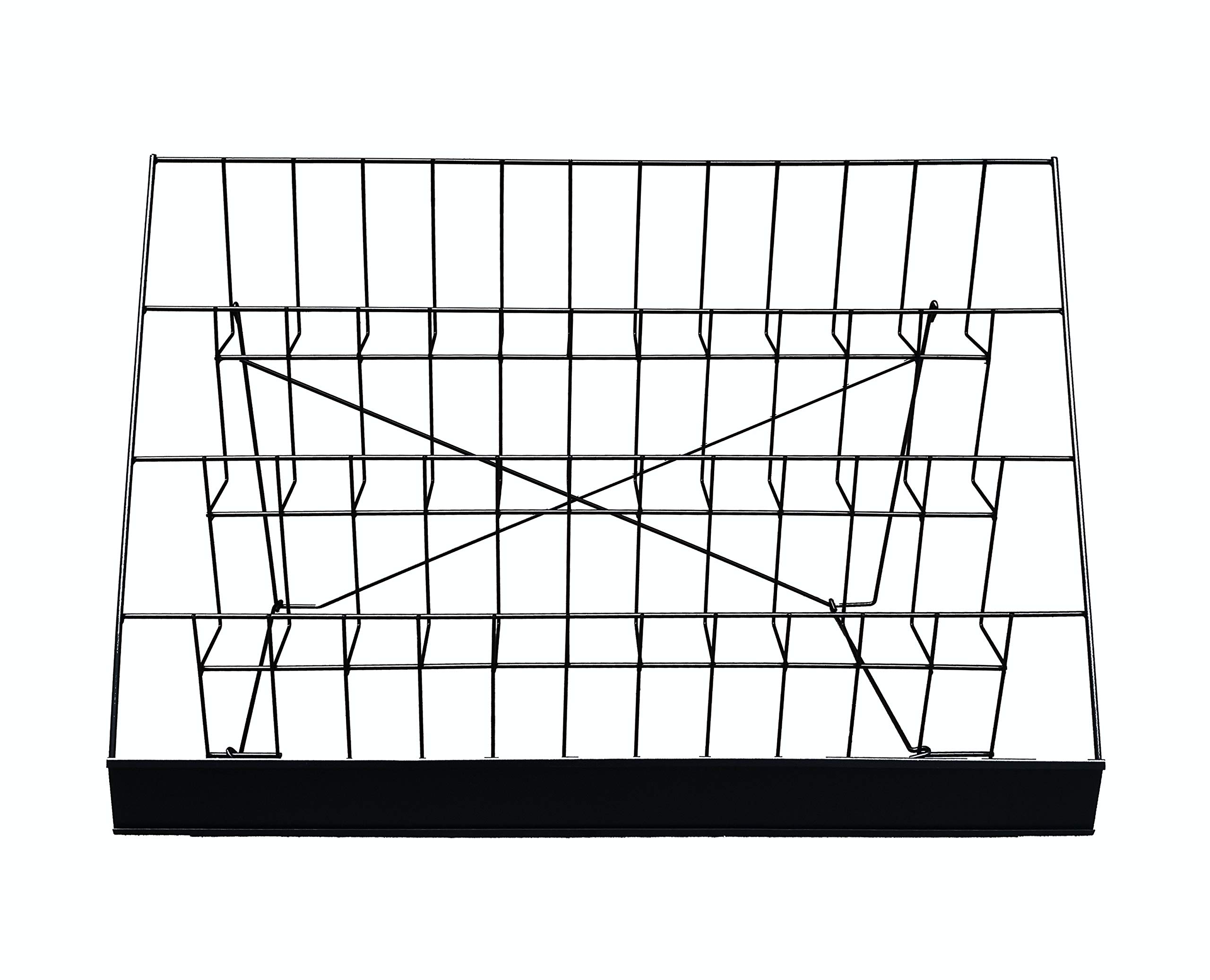 Tabletop Display FixtureDisplays 4-Tier Wire Display Rack - 29 Inch ...
