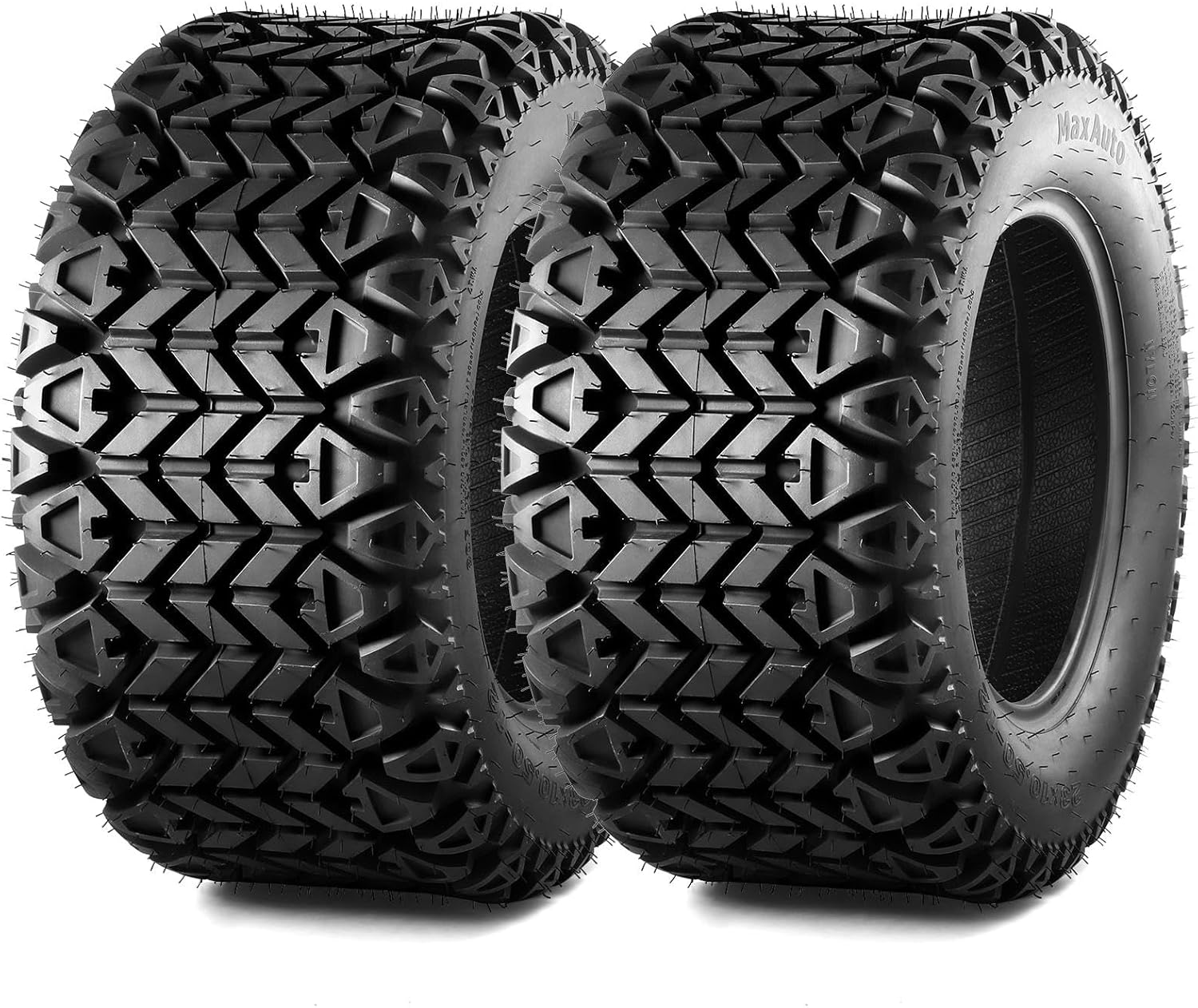 Amazon.com: MaxAuto AT23X10.50-12 Hilly Lawn ATV Tires,23x10.5x12 Tire ...