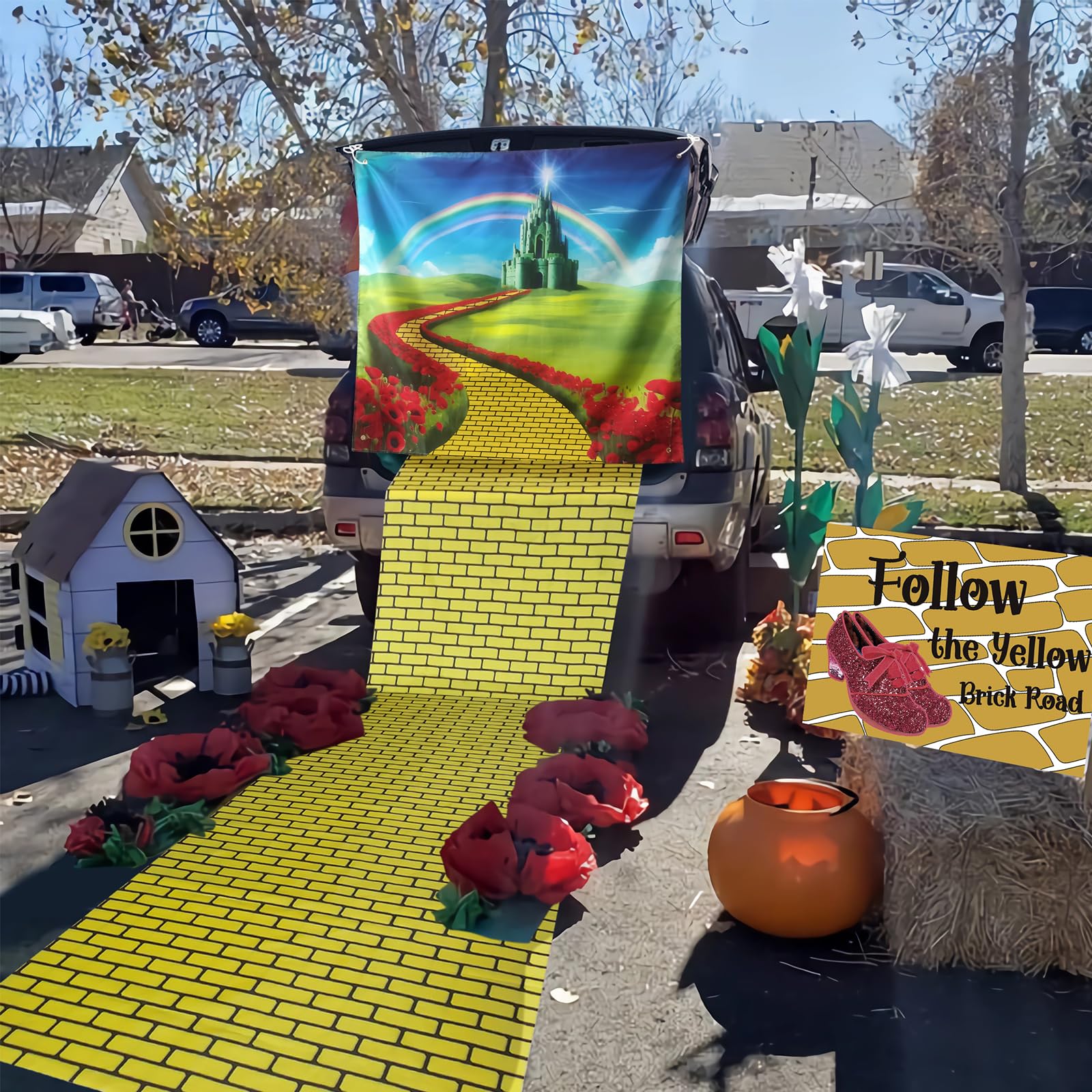 Snapklik.com : BlissfulTie Trunk Or Treat Car Decorations Kit, Emerald ...